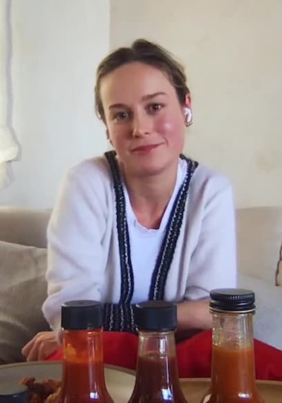Watch Hot Ones S12:E02 - Brie Larson Takes on a New Form While Eating ...