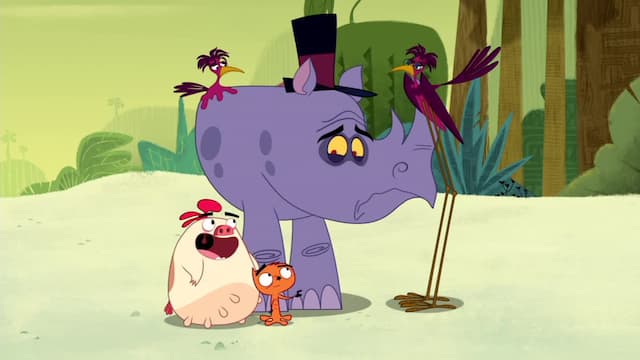 Watch Spliced! S02:E13 - One Joe Wingus / Poosh and the Quest of the ...