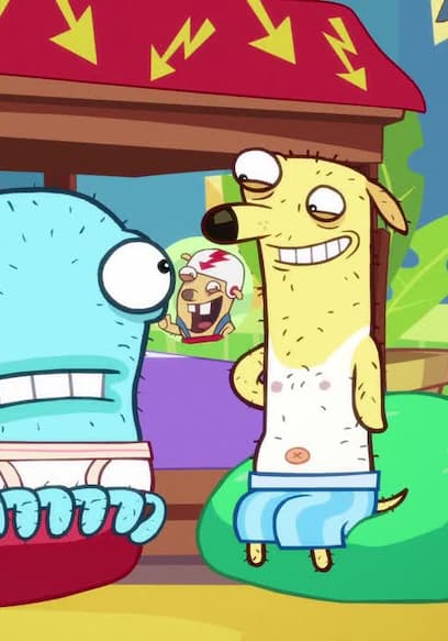 Watch Almost Naked Animals S03:E24 - Hambo 1: Galactic Super Swine of the Wild West - Free TV ...