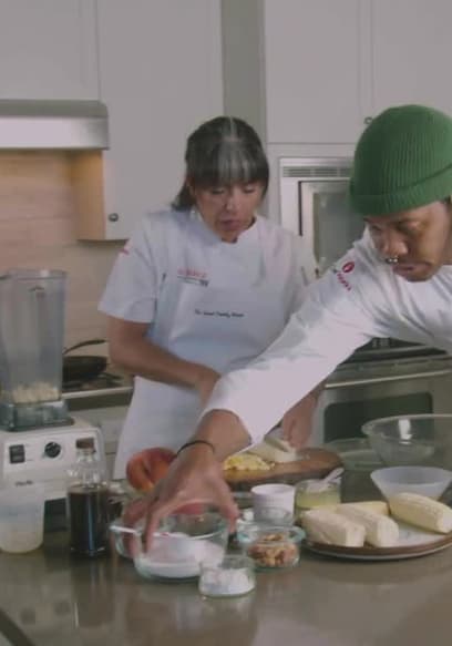 Watch Chefs of Color S01:E17 - Corn Souffle With Grilled Peaches ...
