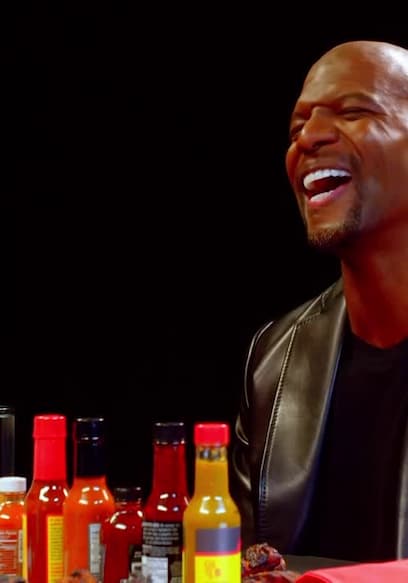 Watch Hot Ones S04:E12 - Terry Crews Hallucinates While Eating Spicy ...