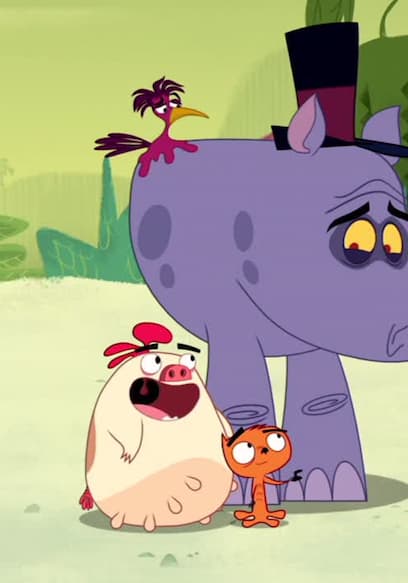 Watch Spliced! S02:E13 - One Joe Wingus / Poosh and the Quest of the ...