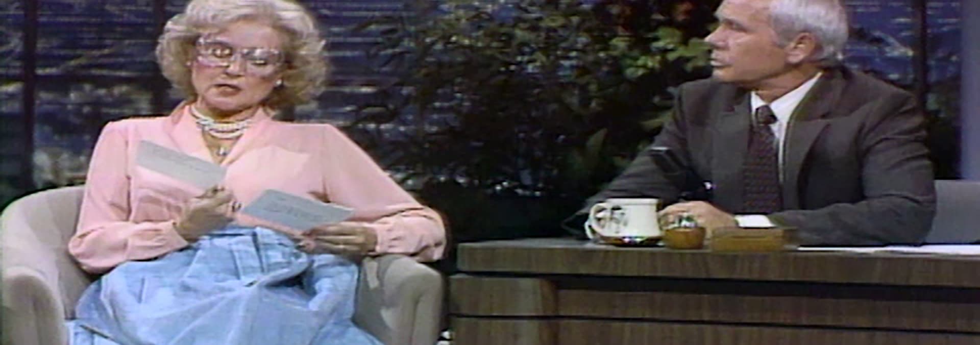 Watch The Johnny Carson Show S08:E33 - Comic Legends of the '80s: Betty ...