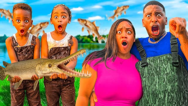 Watch FunnyMike S18:E10 - Taking Londyn & MJ Fishing - Free TV Shows | Tubi