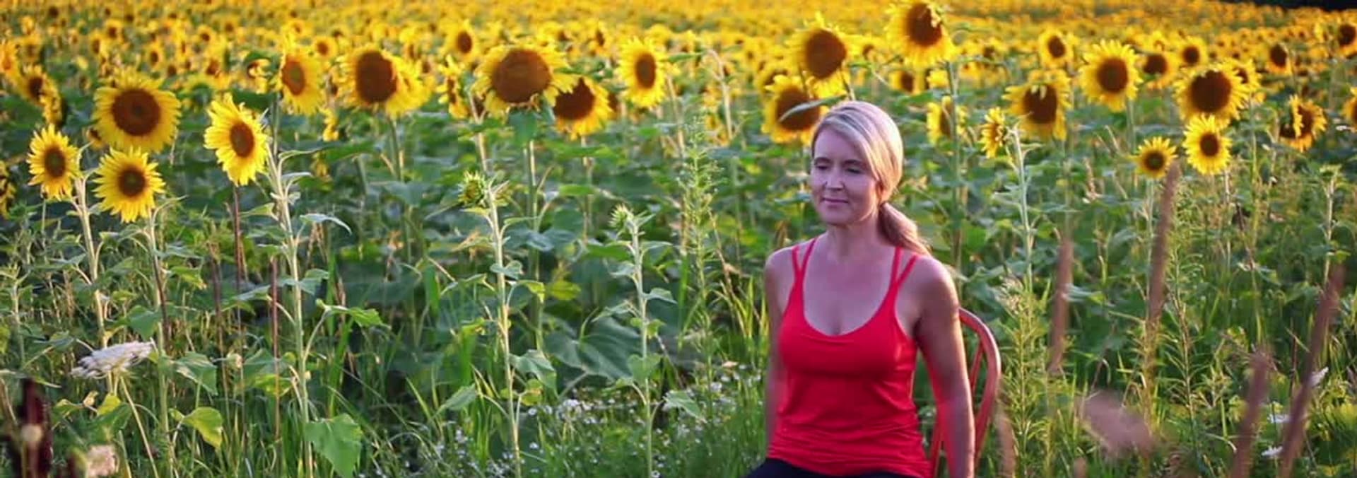 Watch Happy Yoga wth Sarah Starr S05:E01 - Sunflowers at Dusk - Free TV Shows | Tubi