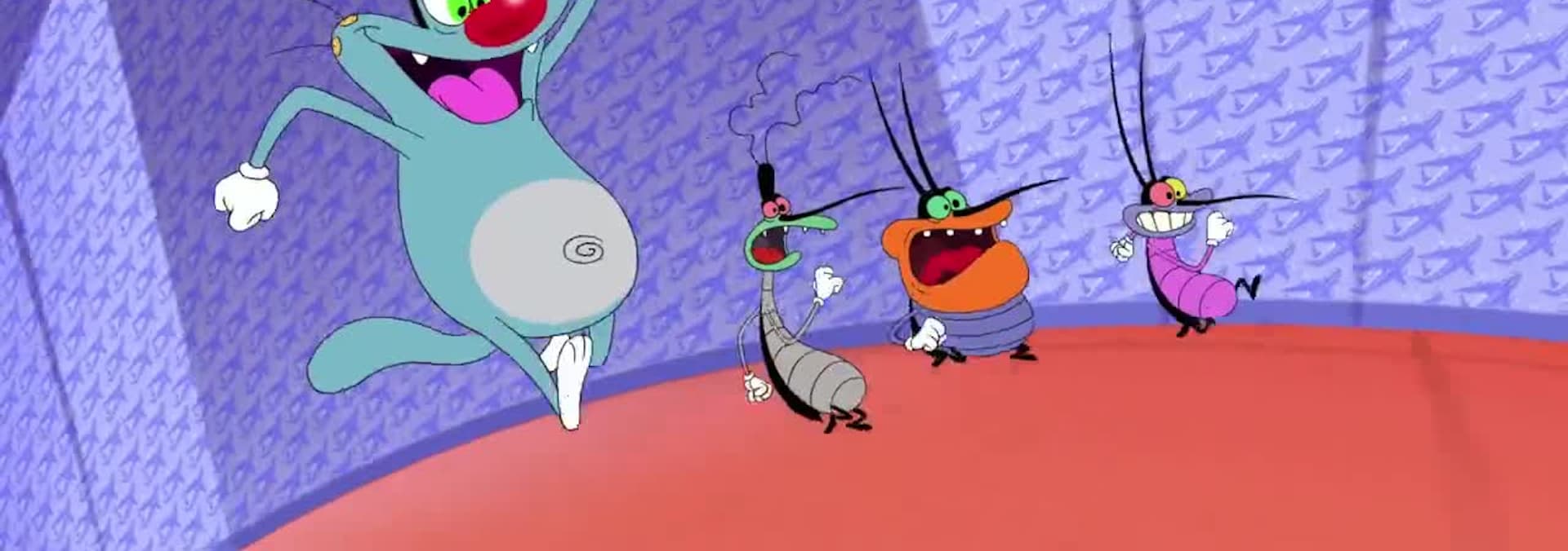 Watch Oggy and the Cockroaches S04:E24 - North Pole Panic / A Charming ...