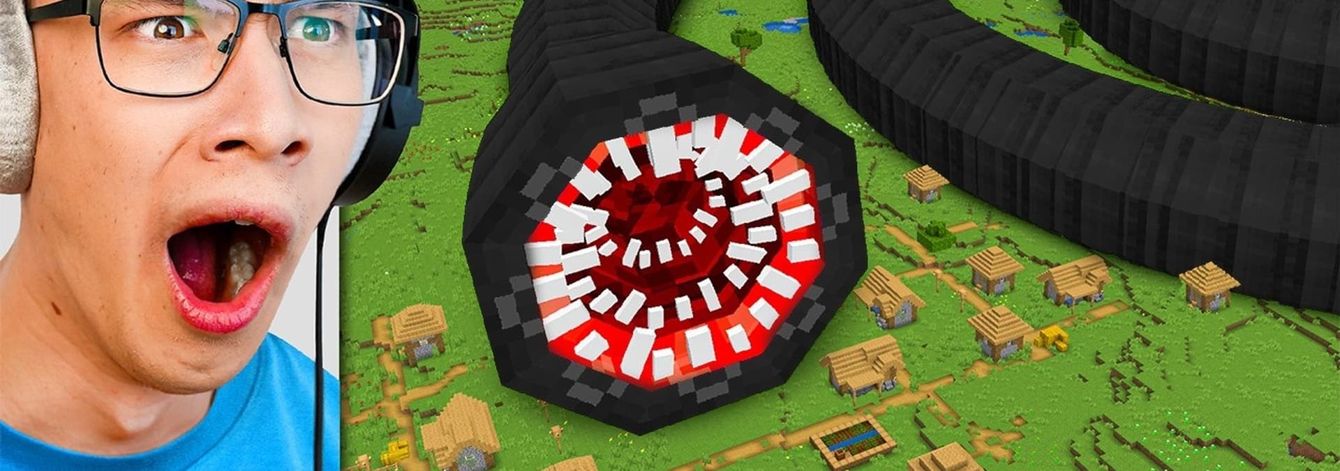 Watch Minecraft with EYstreem S04:E03 - Longest Minecraft Worm - Free ...