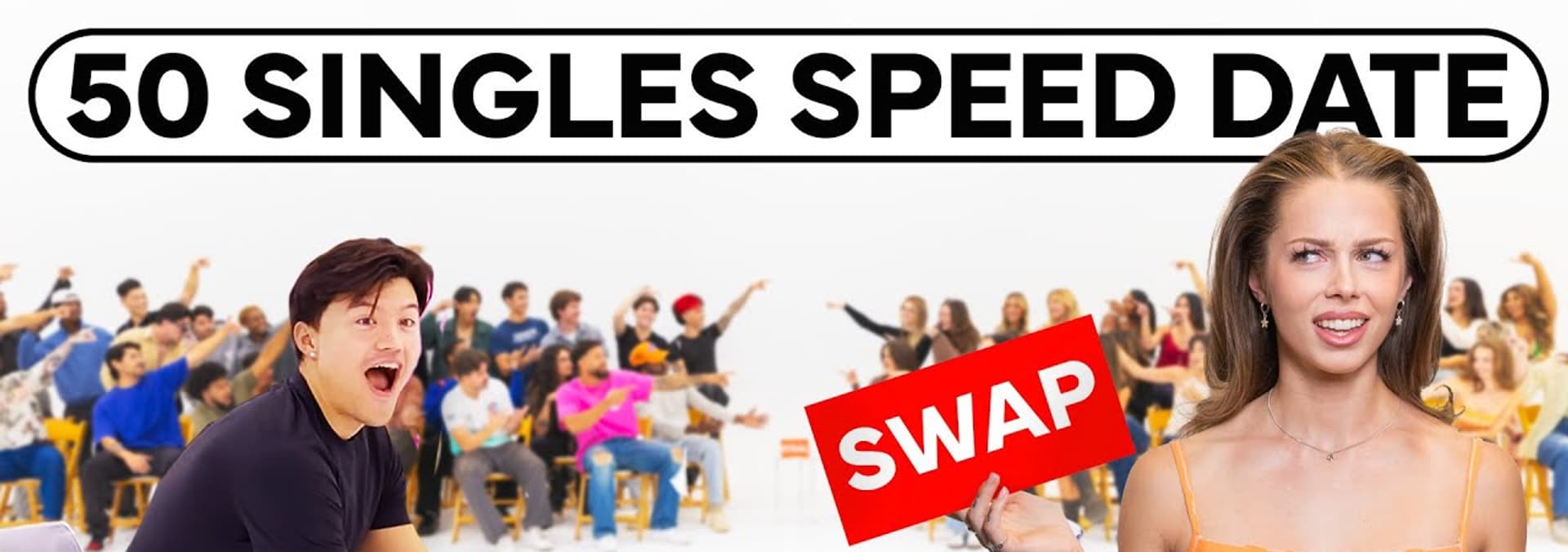 Watch Swipe or Swap S04:E02 - 50 Singles Speed Date in Front of Strangers - Free TV Shows | Tubi