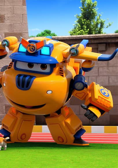 Watch Super Wings S07:E02 - Royal Dog Training Scool / Birthday Bash ...