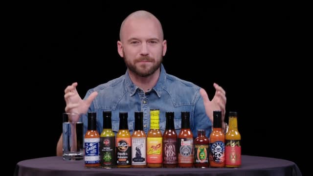 Watch Hot Ones S12:E08 - Action Bronson Shakes It Out While Eating Spicy Wings - Free TV Shows ...