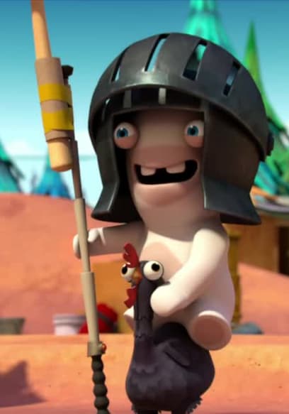 Watch Rabbids Invasion (Doblado) S03:E04 - Los Rabbids caballeros/Los ...