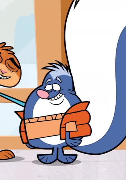 Watch Scaredy Squirrel S03:E06 - Inskunktion / Double Double Squirrel ...