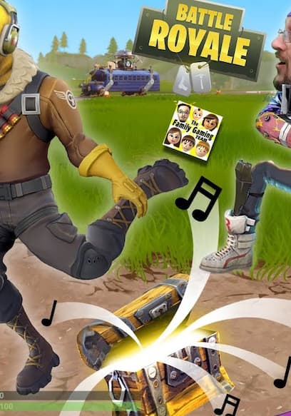 Watch FGTeeV S22:E01 - Battle Royale Rap and Tilted Towers Sniper ...