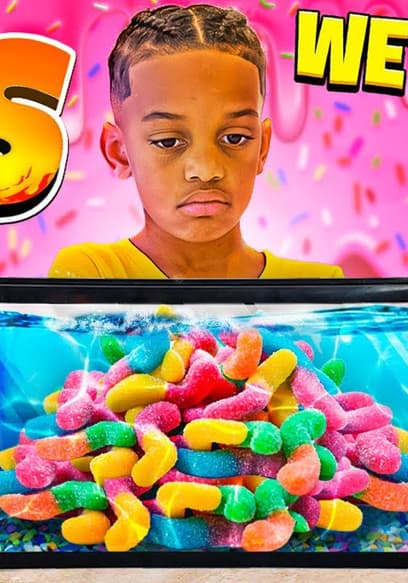 Watch Prince Family Clubhouse S04:E06 - Dry vs Wet Candy Challenge ...