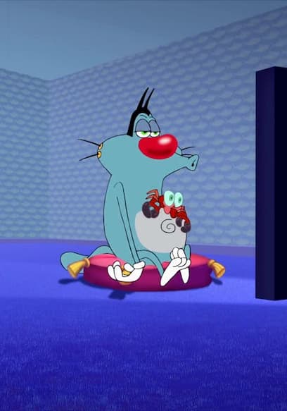 Watch Oggy and the Cockroaches S03:E12 - The Fugitive / Oggy's Crab ...