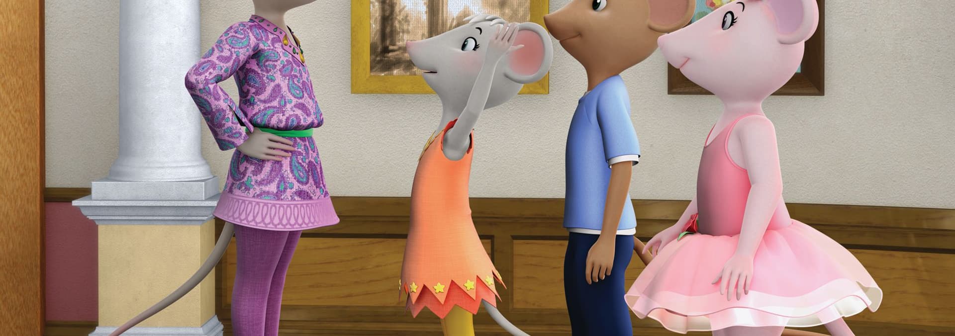 Watch Angelina Ballerina S04:E08 - Angelina's Big News / Angelina's ...