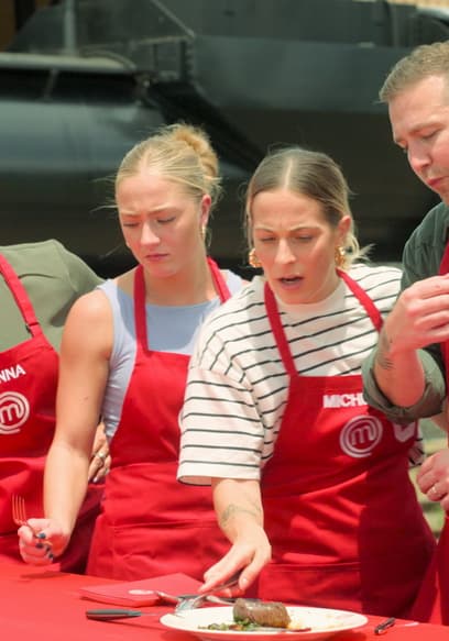 Watch MasterChef: Dynamic Duos S15:E09 - Train to Table - Free TV Shows ...