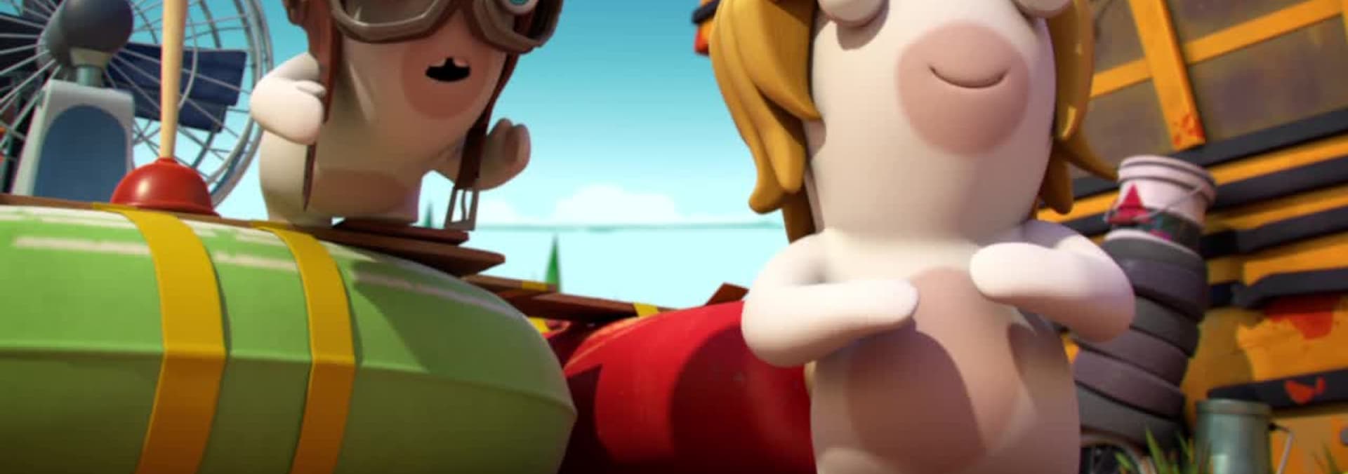 Watch Rabbids Invasion (Doblado) S03:E07 - Los Rabbids voladores/Vudú ...