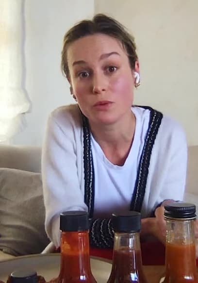 Watch Hot Ones S12:E02 - Brie Larson Takes on a New Form While Eating ...