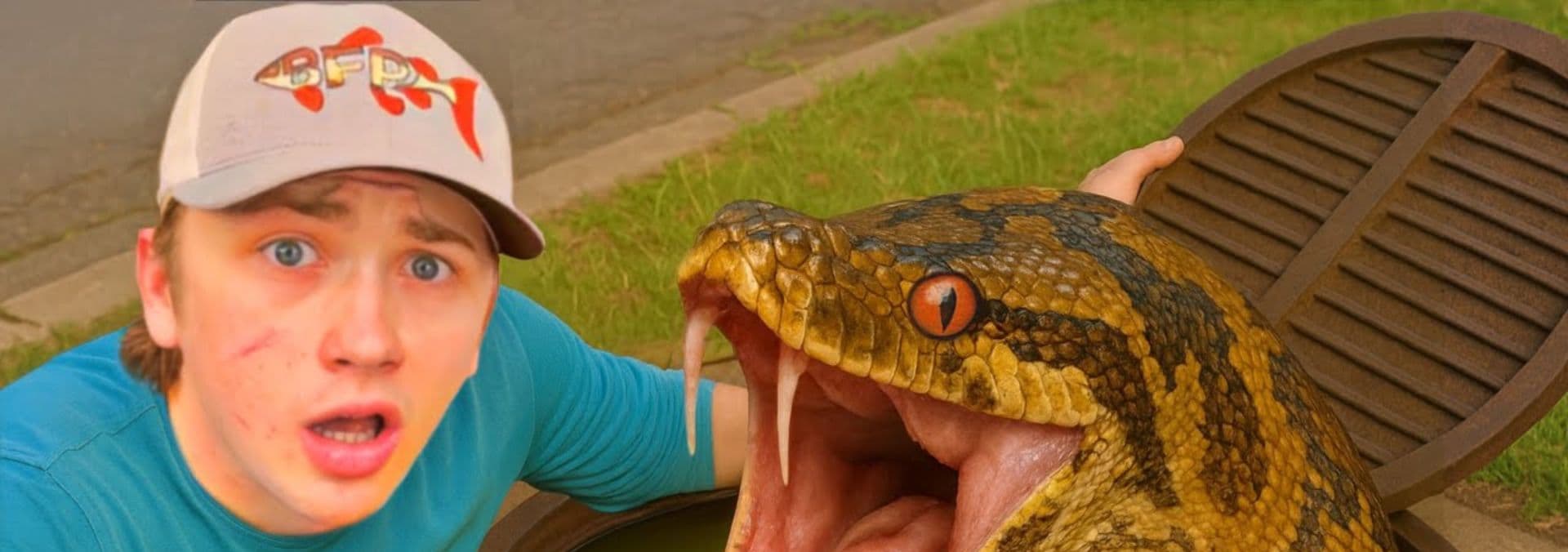 Watch Bass Fishing Productions S04:E05 - I Found a Sewer INFESTED With ...