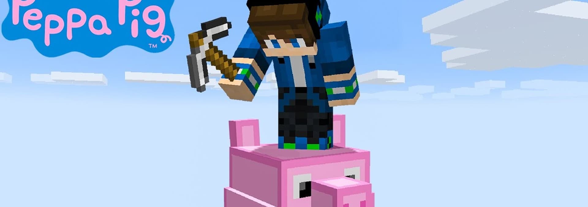 Watch Minecraft with EYstreem S03:E02 - Trapped on One Peppa Pig Block ...
