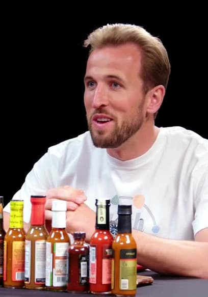Watch Hot Ones S21:E07 - Harry Kane Takes One for the Team While Eating ...
