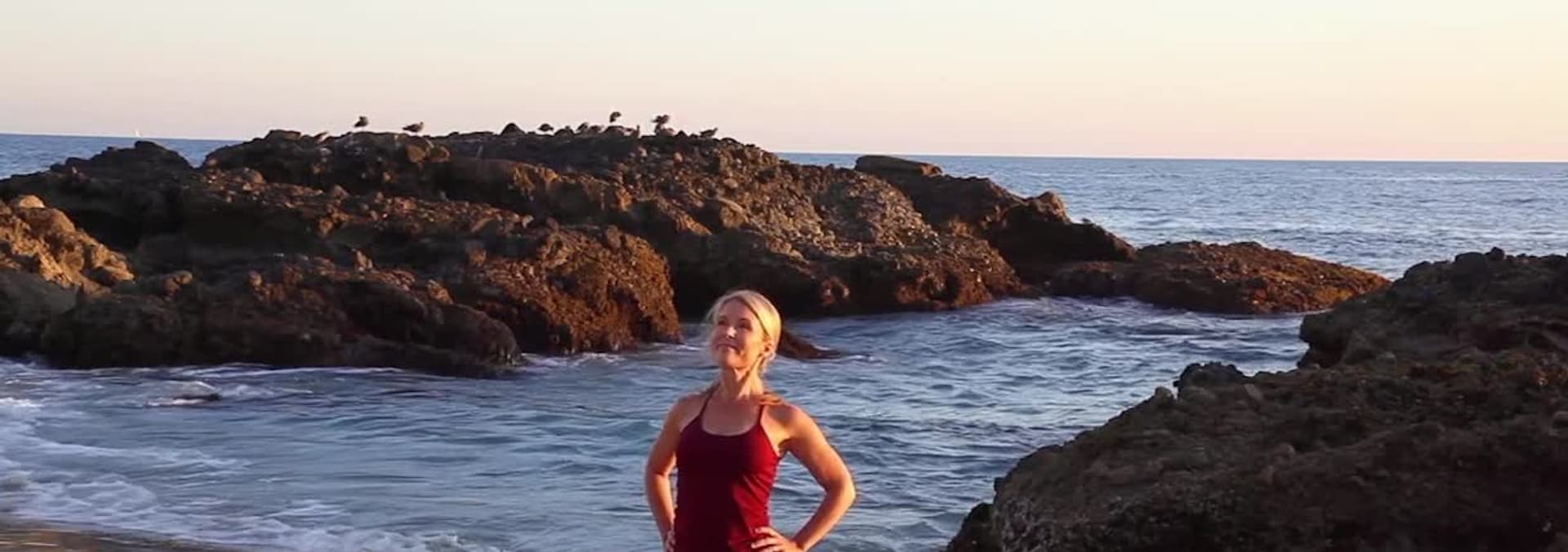 Watch Happy Yoga wth Sarah Starr S06:E02 - Fiery Ocean Sunset - Free TV ...