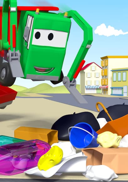 Watch Troy the Train S01:E02 - Gary the Garbage Truck Cleans Car City ...