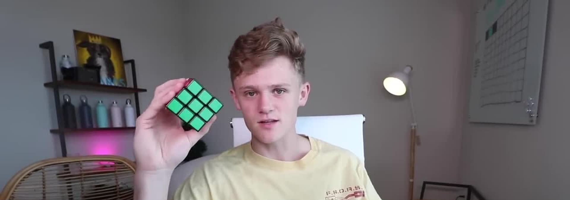 Watch Ryan Trahan S08:E10 - Attempting the Rubik's Cube World Record ...