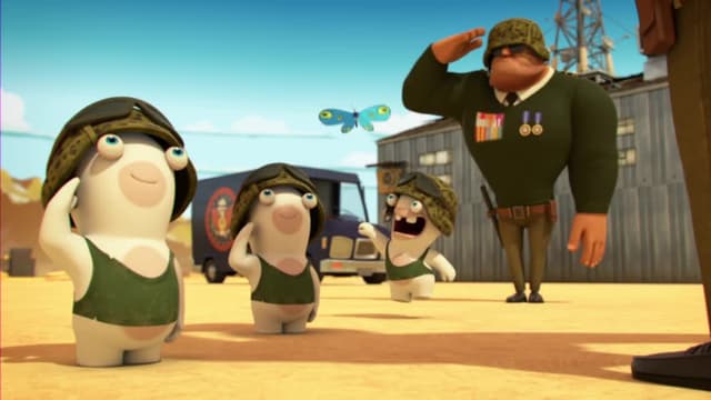 Watch Rabbids Invasion (Doblado) S04:E23 - Rabbid Getaway / the Attack ...
