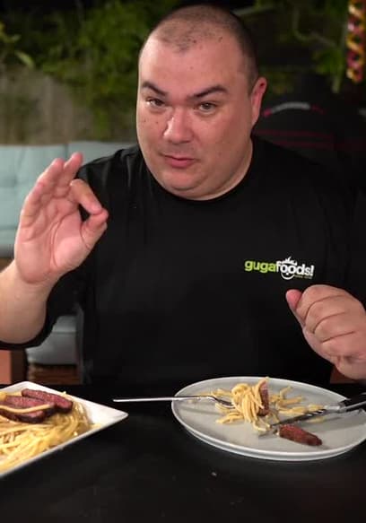 Watch Guga Foods S02:E04 - Steak & Pasta: Bone Marrow Pasta and Grilled ...